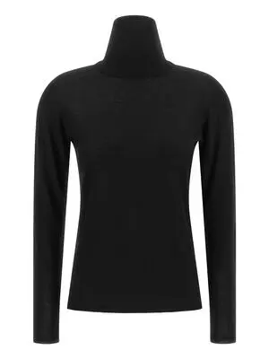 Max Mara Saluto' High Neck Sweater - Black