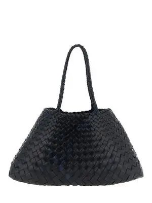 Dragon Diffusion Dragon Diffusion Women 'Santa Croce Big' Shoulder Bag Blue