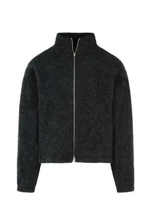 JIL SANDER Jil Sander Lava Stone Wool Fleece Sweatshirt Men Gray