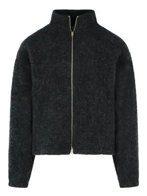 JIL SANDER Jil Sander Lava Stone Wool Fleece Sweatshirt Men Gray