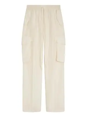 PHOEBE PHILO Drawstring Cargo Casual Pants