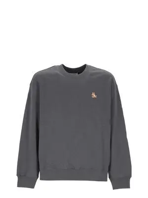 Maison Kitsuné Chillax Fox Comfort Sweatshirt - Stone Grey