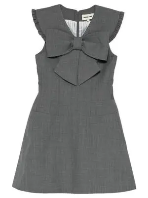 SHUSHU/TONG Bow-detail Dress - Grey