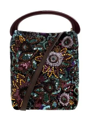 Dries Van Noten Decorated Bucket Bag - Multi-color