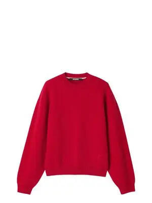 Jacquemus Crew-neck Long-sleeve Sweatshirt - Red