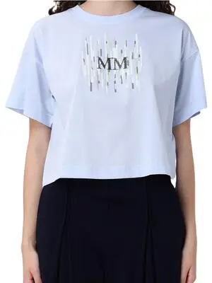 Max Mara Short-sleeved Midi Dress - Blue