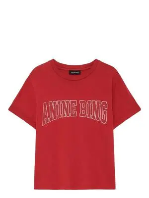 ANINE BING Shelley T-shirt - Red