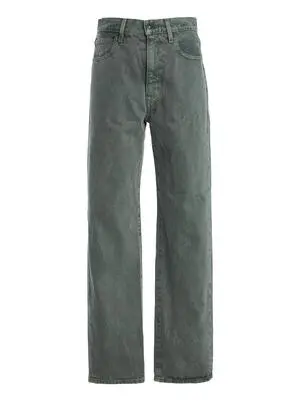 SLVRLAKE London Rigid High-rise Straight-leg Jeans - Green