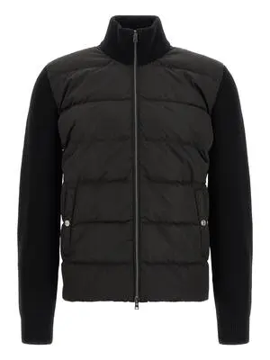 Herno Padded Cardigan - Black