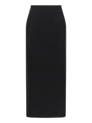 Magda Butrym Skirt With Closure And Back Panel - Black