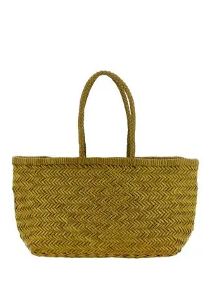 Dragon Diffusion Bamboo Triple Jump' Large Shoulder Bag - Green