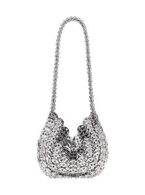 Rabanne Metal Chain Moon 1969 Shoulder Bag - Silver