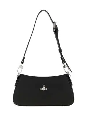VIVIENNE WESTWOOD Leather Tasha Shoulder Bag - Black