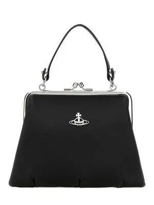 VIVIENNE WESTWOOD Synthetic Leather Granny Handbag - Black