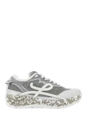 Loewe Grey Tech Fabric Pogo Sneakers - Multicolor