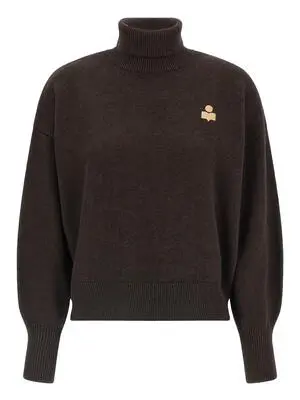 Isabel Marant Étoile Marant 'nasha' High Neck Sweater - Brown