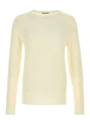 Our Legacy Cream Cotton Blend T-shirt - Yellow