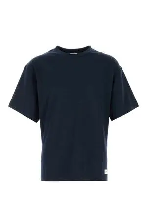 SAINT LAURENT Saint Laurent Men Navy Blue Cotton And Modal T-Shirt