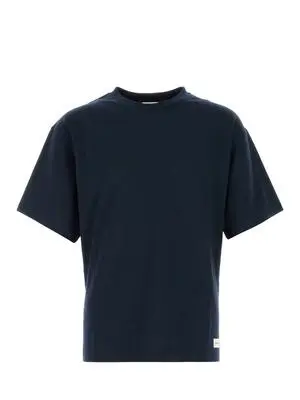 SAINT LAURENT Saint Laurent Men Navy Blue Cotton And Modal T-Shirt