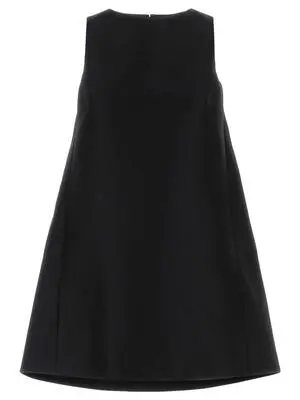 Balenciaga Wool Blend Dress - Black