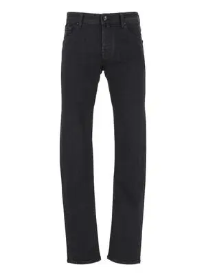 Jacob Cohen Jacob Cohen Men Nick Slim Super-Slim 5-Pocket Jeans In Super Stretch Denim Gray
