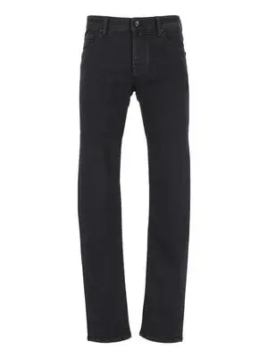 JACOB COHЁN Nick Slim Super-slim 5-pocket Jeans In Super Stretch Denim - Gray