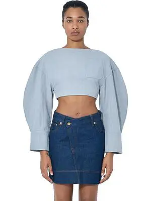 Jacquemus Le Haut Casaco Top - Gray