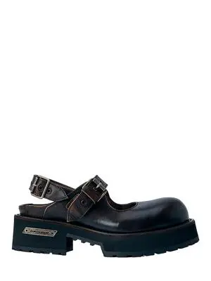 Balenciaga Venom Mary Jane Platforms - Brown