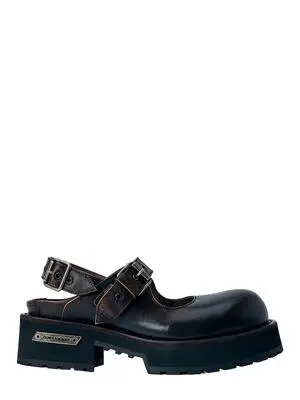 Balenciaga Venom Mary Jane Platforms - Brown