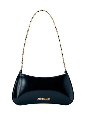 Jacquemus Le Petit Bisou Chaîne Shoulder Bag - Black