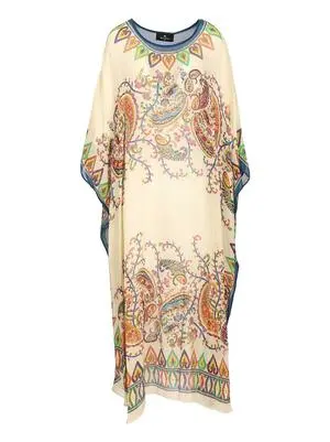 Etro Kaftan With Paisley Print - Multicolor