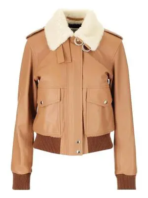 Loewe Nappa Aviator Jacket - Brown