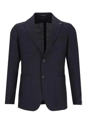 Tagliatore Montecarlo Suit In Wool Canvas - Gray