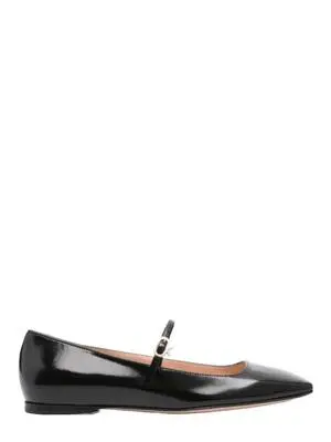 GIANVITO ROSSI Square-toed Flat Shoes