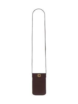 Gerard Darel Lady Leather Crossbody Phone Bag - Brown