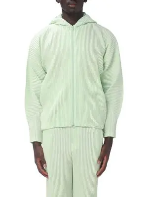 Issey Miyake Pleated Crêpe Homme Plissé Zip-up Hoodie - Green