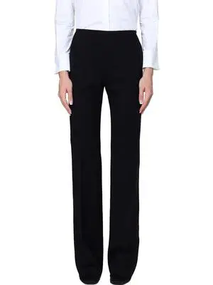Max Mara High-waisted Skinny Trousers In Pure Virgin Wool Black