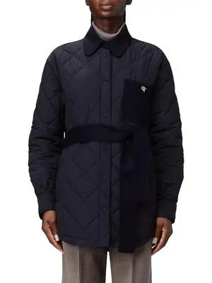 Fabiana Filippi Belted Quilted Shirt Jacket Black
