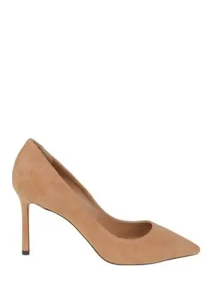 JIMMY CHOO Romy Suede Stiletto Heel Pumps - Beige