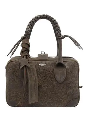 GOLDEN GOOSE Vita Handbag In Distressed Leather With Star Charm