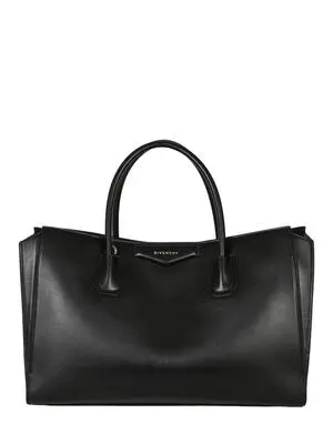 Givenchy Antigona Medium Smooth Calf Leather Tote Bag - Black