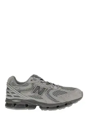 NEW BALANCE 1954r Suede And Mesh Low-top Trainers With Side Logo - Grey