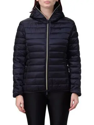 SAVE THE DUCK Short Nylon Puffer Jacket With Hood And Thermoplume® Padding - Black