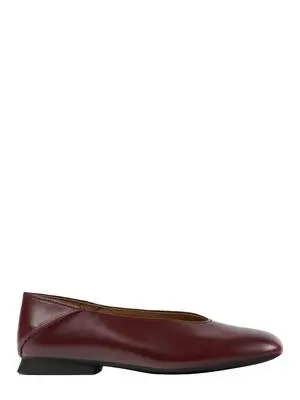 Camper Casi Myra Smooth Leather Ballet Flats With Round Toe And Tpu Sole - Multicolor