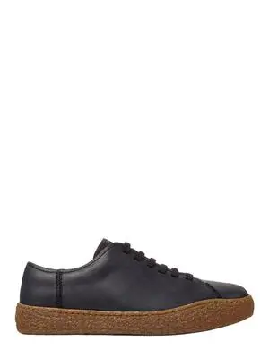 CAMPER Peu Terreno Low-top Sneakers In Nubuck Leather With Embossed Logo
