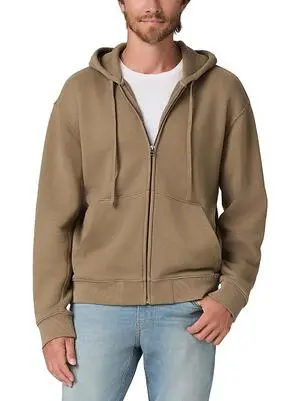 PAIGE Avon Full Zip Cotton Hooded Sweatshirt
