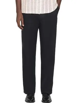 ALLSAINTS Ware Pleated Straight Leg Pants - Black