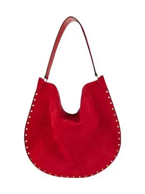 Isabel Marant Étoile Isabel Marant Oskan Hobo Bag Red