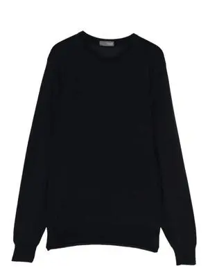 DRUMOHR Crew-neck Knitted Sweater - Navy