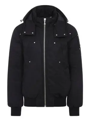 Moose Knuckles Ballistic Bomber Down Jacket For - Black